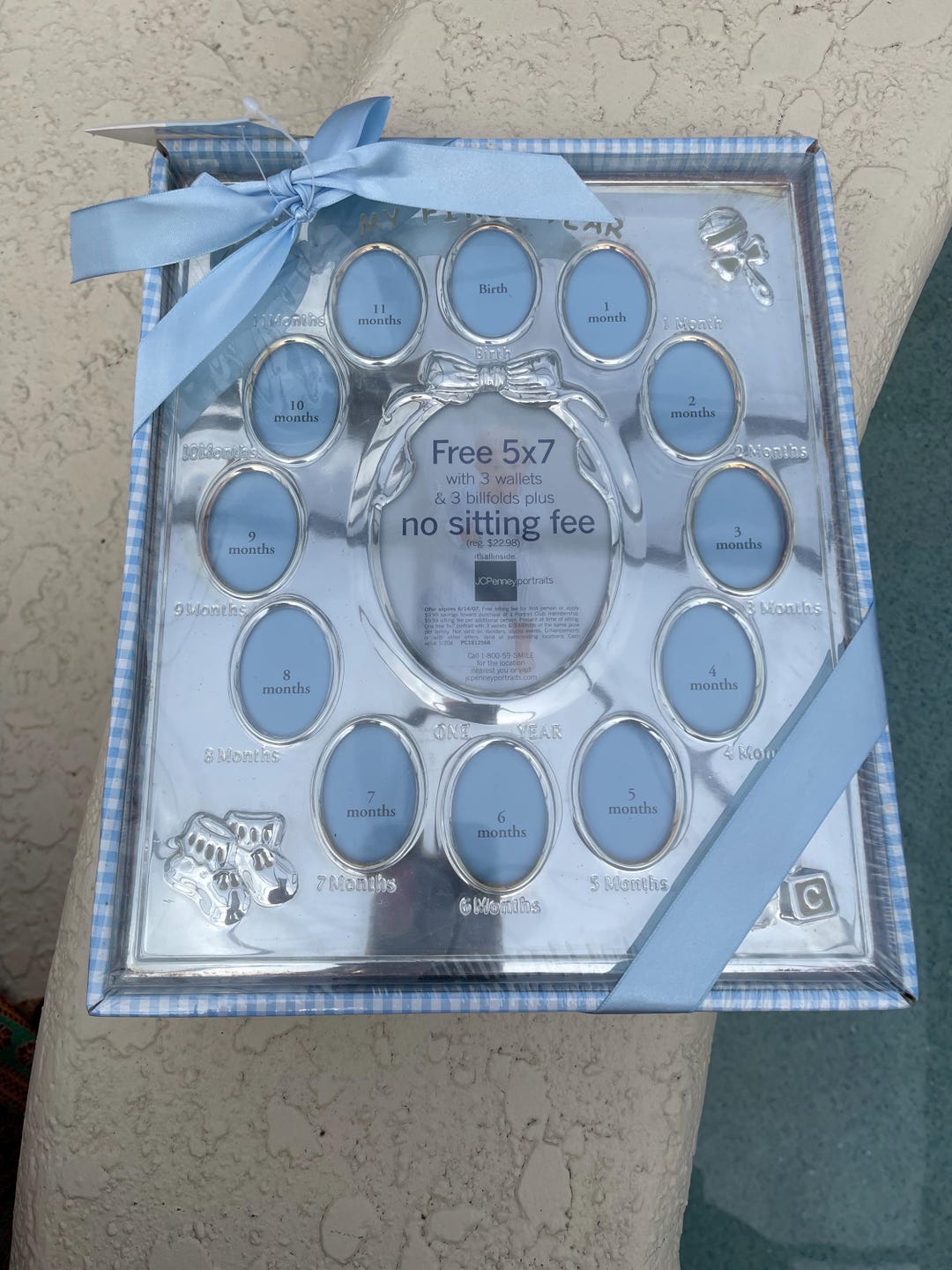 MY FIRST YEAR Bright Future Baby Photo Frame - Etsy