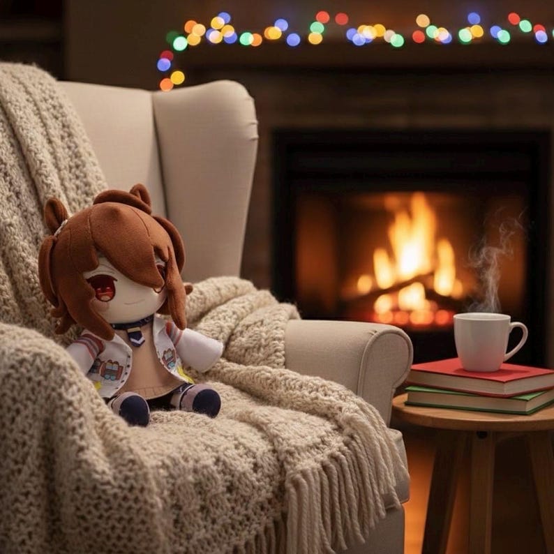 Agnes Tachyon Plush Doll - Uma Musume Inspired Chibi Figure Collectible ...