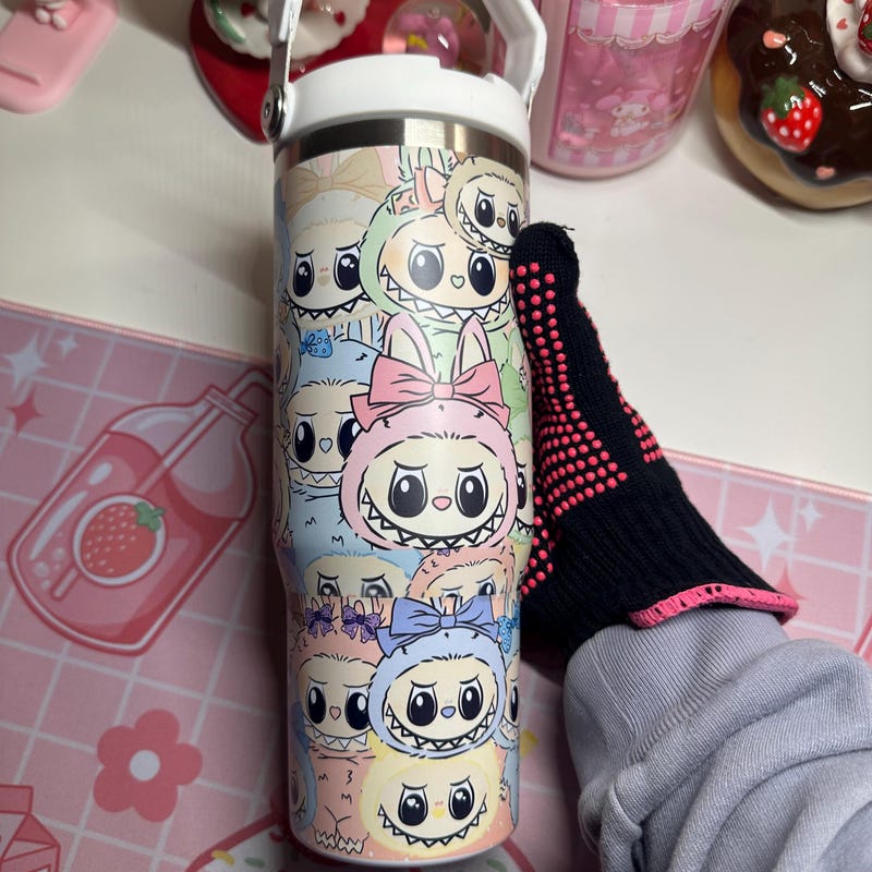 Labubu Drink Bottle - Etsy