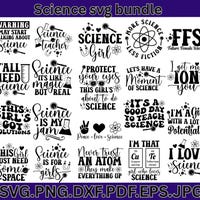 Science Svg Bundle\cricut Science Teacher Svg\science Teacher Png ...