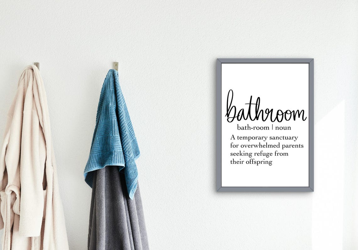 Bathroom Quotes SVG Bundle | Restroom Decor Designs (digital Download ...