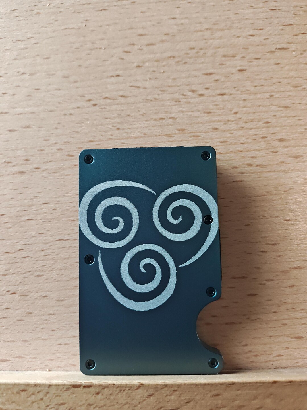Avatar the Last Airbender Elements Engraved Minimalist Wallet W/ Money ...