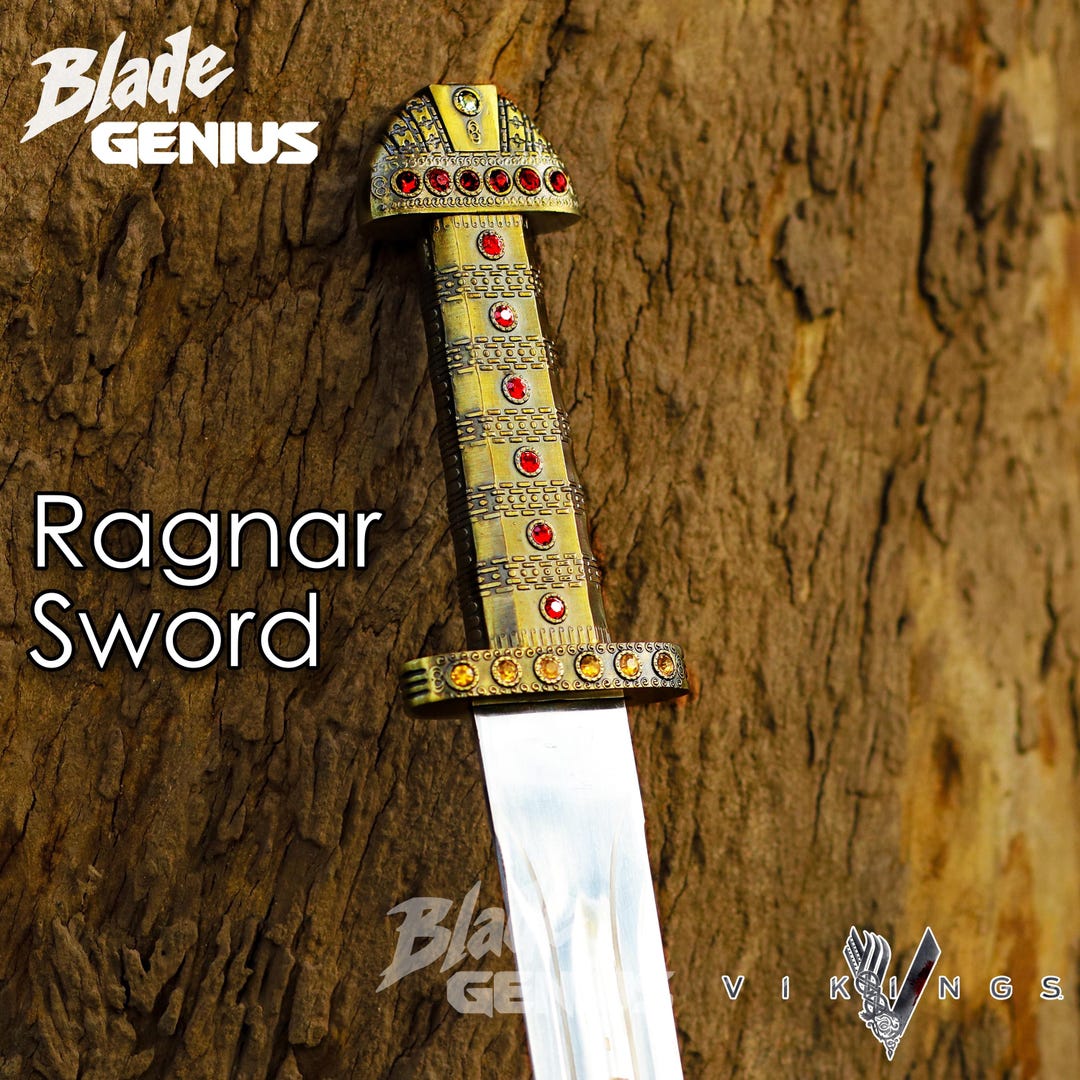 Viking Sword of King Ragnar Lothbrok With Scabbard,battle Ready Sword ...