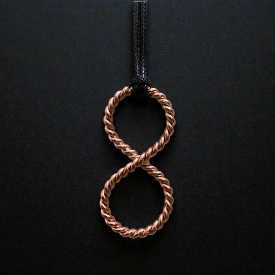 Infinity Tensor Ring Pendant – Copper Sacred Geometry Necklace – 144mhz ...