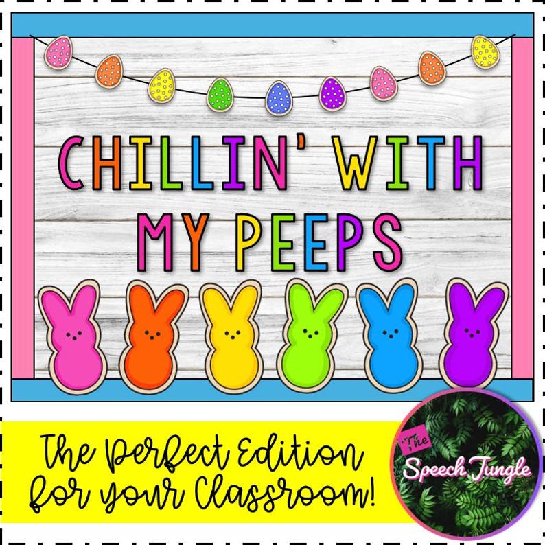 Chillin With My Peeps Bulletin Board - Etsy