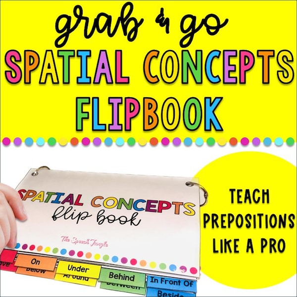 Spatial Concepts Speech Therapy - Etsy
