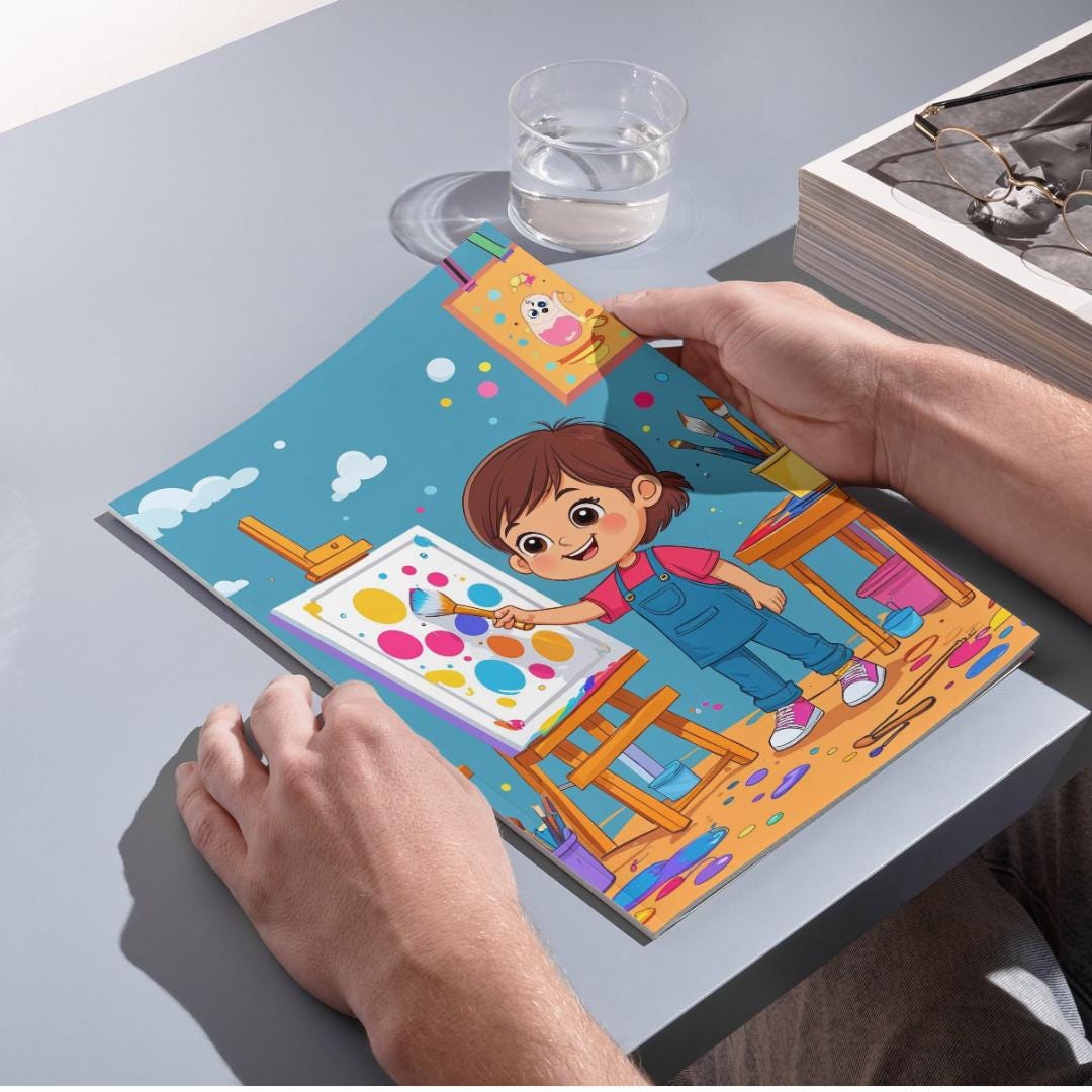 Artist Coloring Page for Kids – Creative Career | Printable PDF | Arts ...