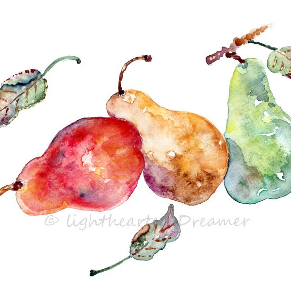 Watercolor Kitchen Art - Etsy