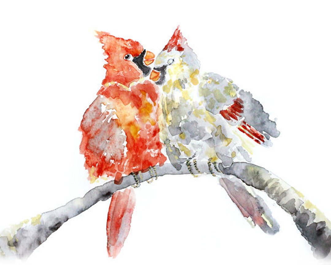 Cardinal Greeting Card, Anniversary Card, Cardinal Print, Christmas ...