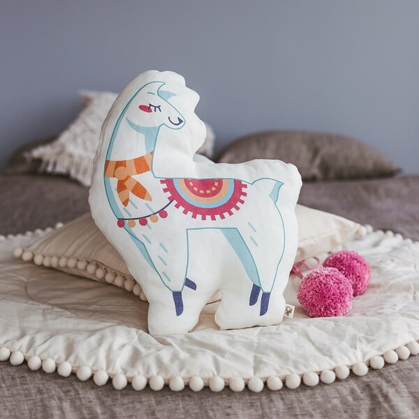 Llama Pillow - Etsy