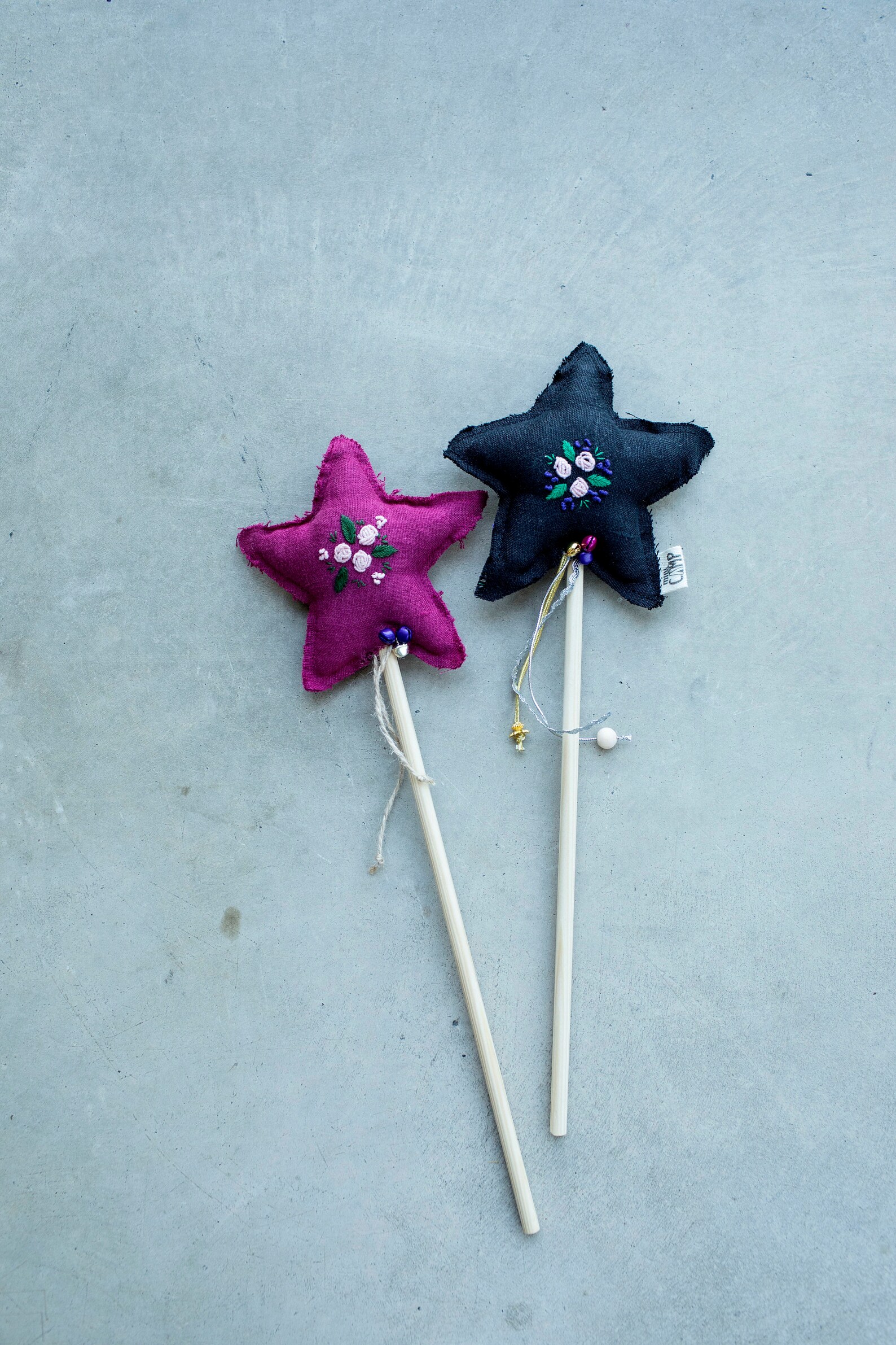 Embroidered Princess Star Wands: Magic Fairy Wands for Your | Etsy