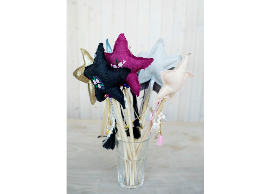 Embroidered Princess Star Wands: Magic Fairy Wands for Your Little ...