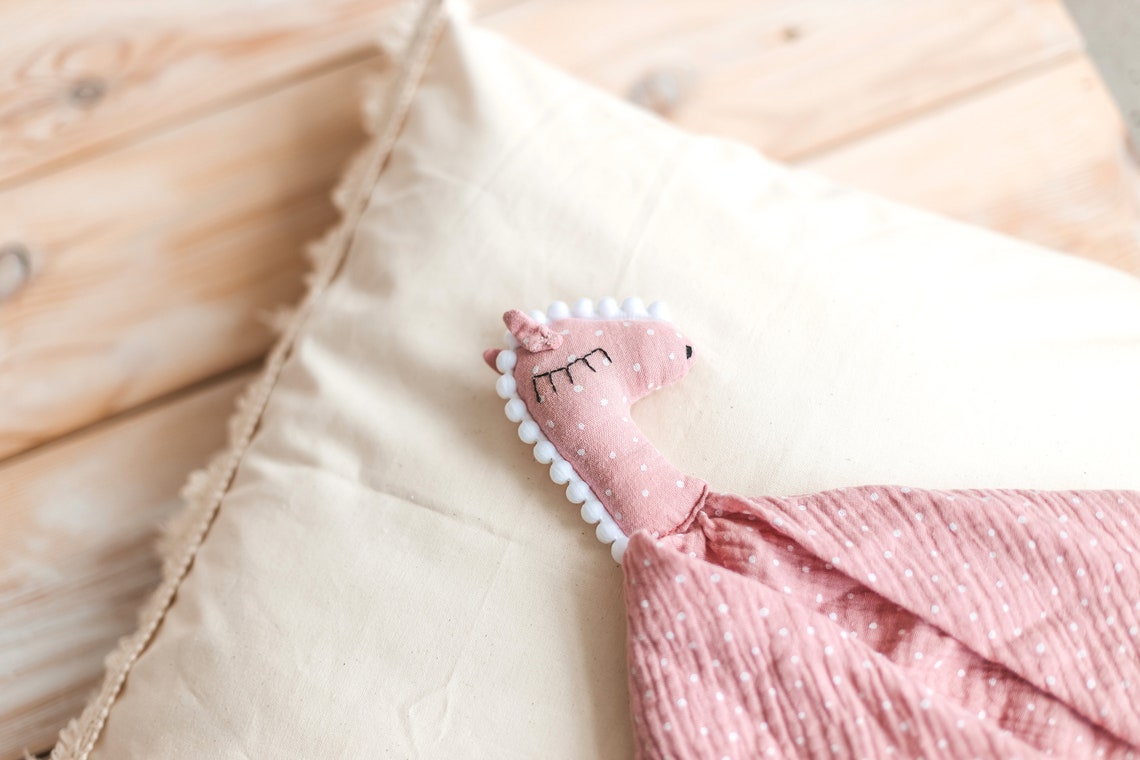 Baby Girl Security Blanket: Pink Cuddly Cloth New Born Gift | Etsy