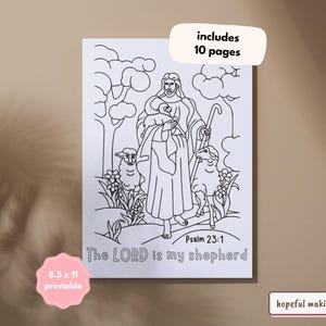 10 Page Christian Easter Coloring Bundle! | Digital Print Download ...