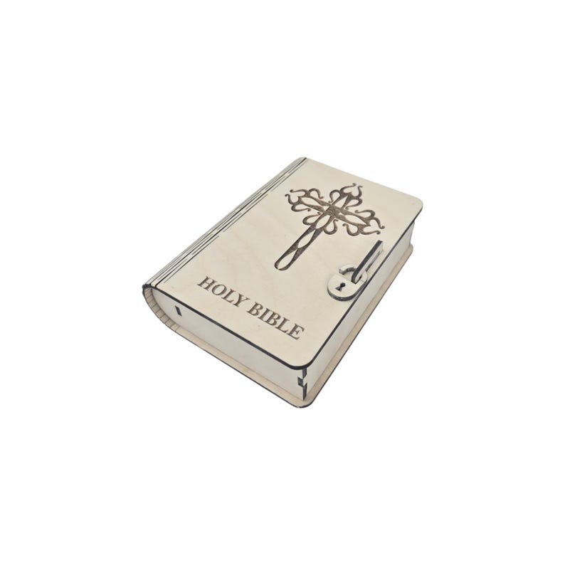 Holy Bible Laser Cut Box 3mm Plywood , Cdr, Dxf, Ai, Svg File Formats ...