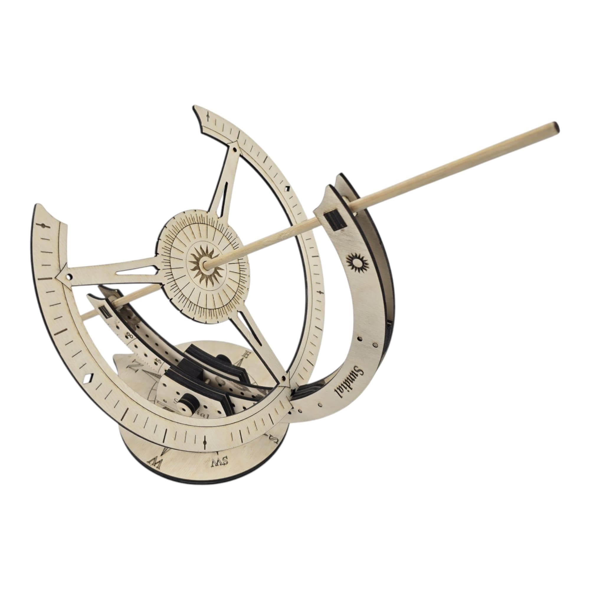 Digital Sundial Laser Cut Svg Dxf Cdr Ai – 3mm Plywood & Acrylic Clock ...
