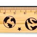 Personalized Wooden Ruler Set Custom Engraved School Supplies , Cdr ...