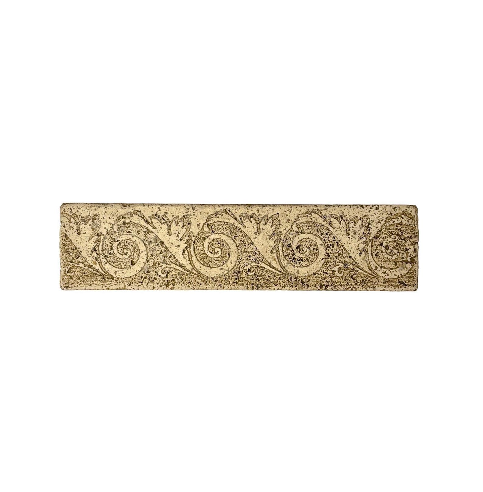 Romanica Travertine Engraved Decorative Liner - Etsy