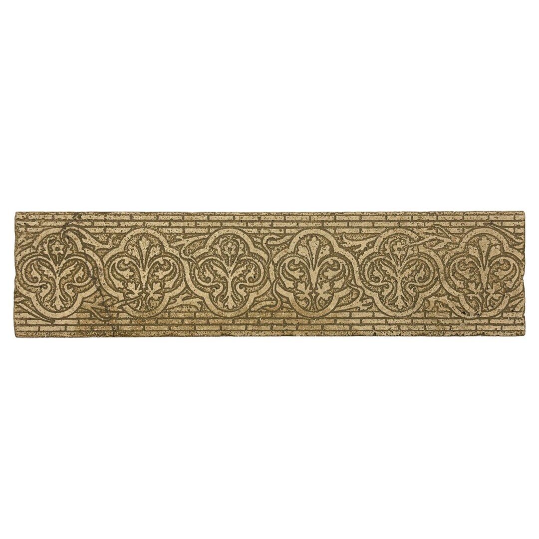 Romanica Travertine Engraved Decorative Liner - Etsy