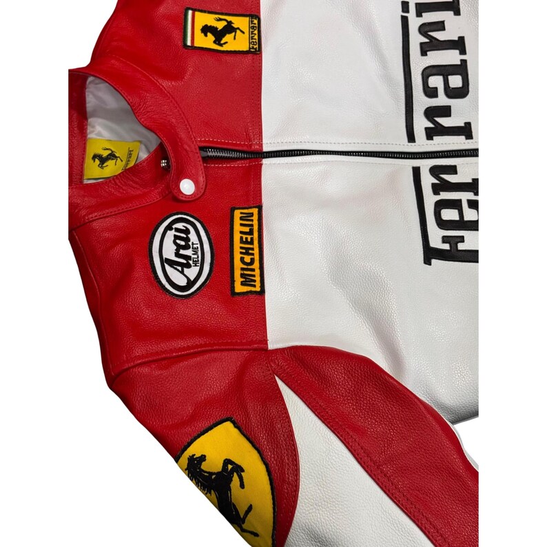 Ferrari Bomber Black Jacket | Ferrari Biker Jacket | Black Bomber | Men ...