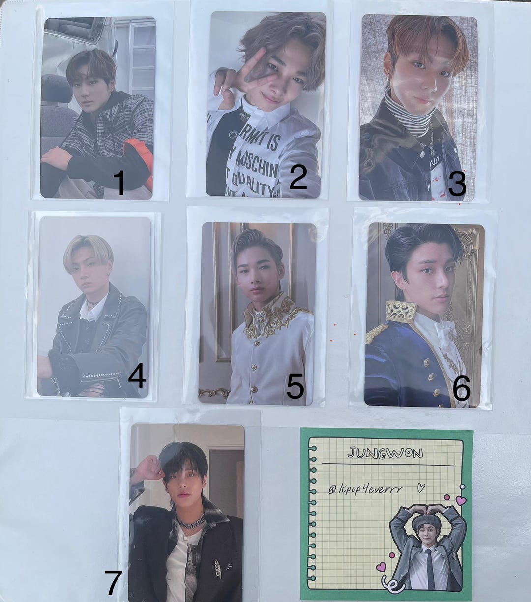 OFFICIAL KPOP Enhypen Photocards - Border: Carnival - Etsy