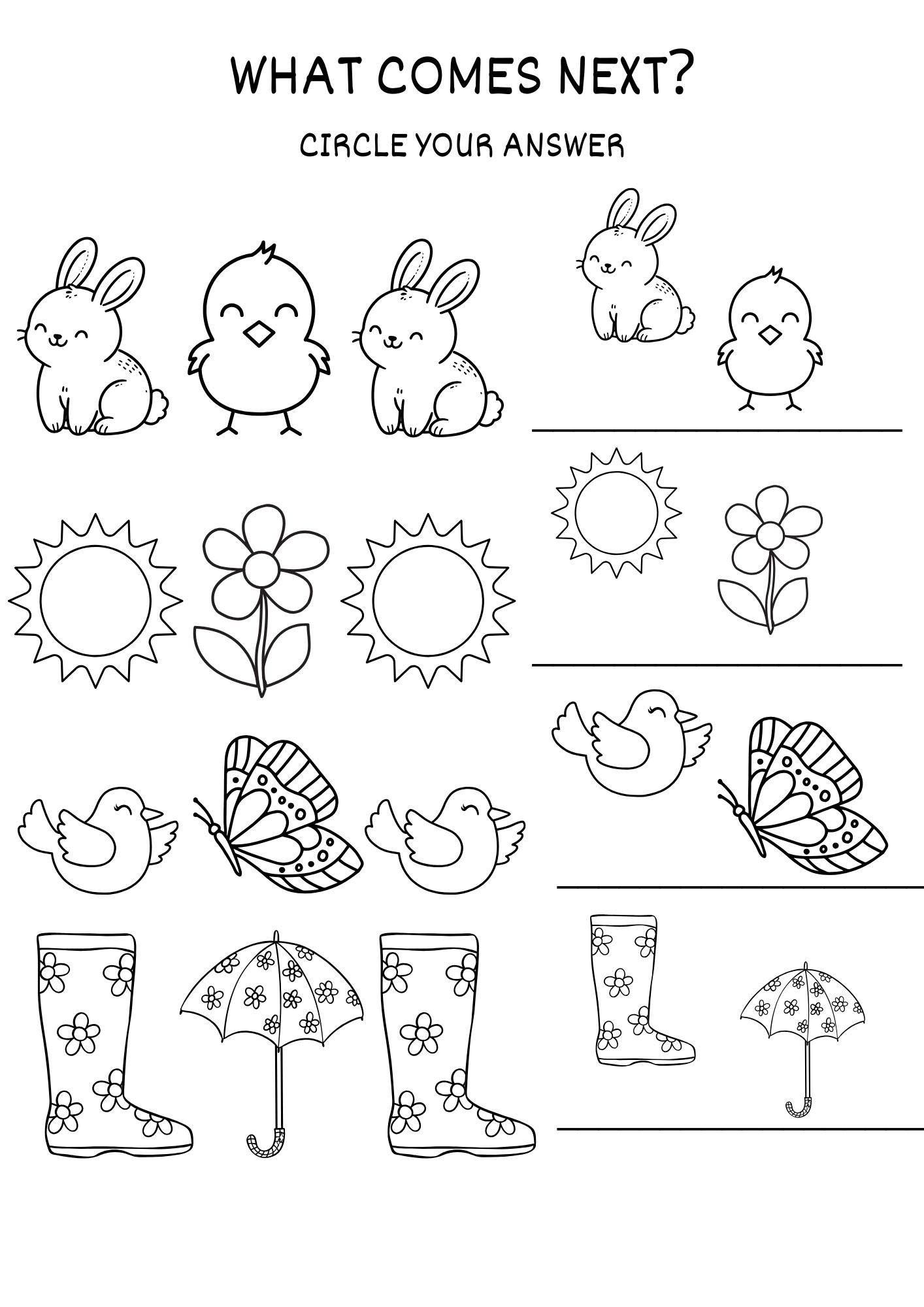 Spring Activity Book| Coloring Book for Kids| Spring Theme| Activity ...