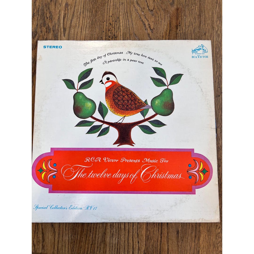 RCA Victor the Twelve Days of Christmas Vinyl Record PRS-188 Album - Etsy