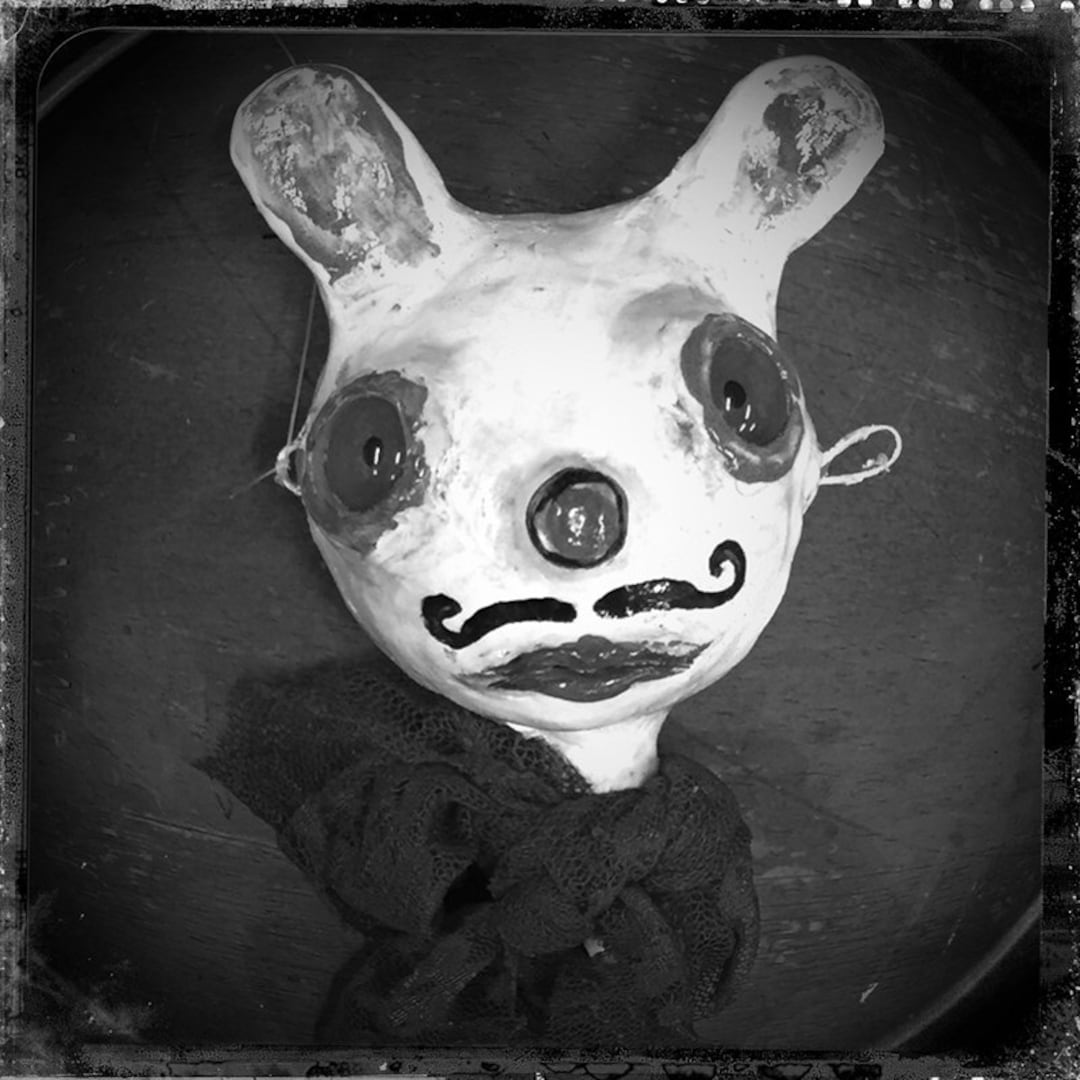 Surreal Bunny Portrait Photograph, Cute Rabbit Photograph, Fine Art ...