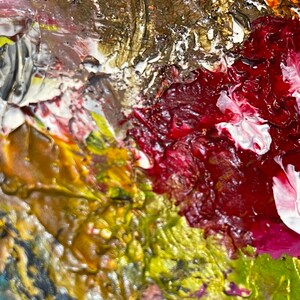 Abstract Art Painting, Dark Art Devil Textured Outsider Art, Art Brut ...