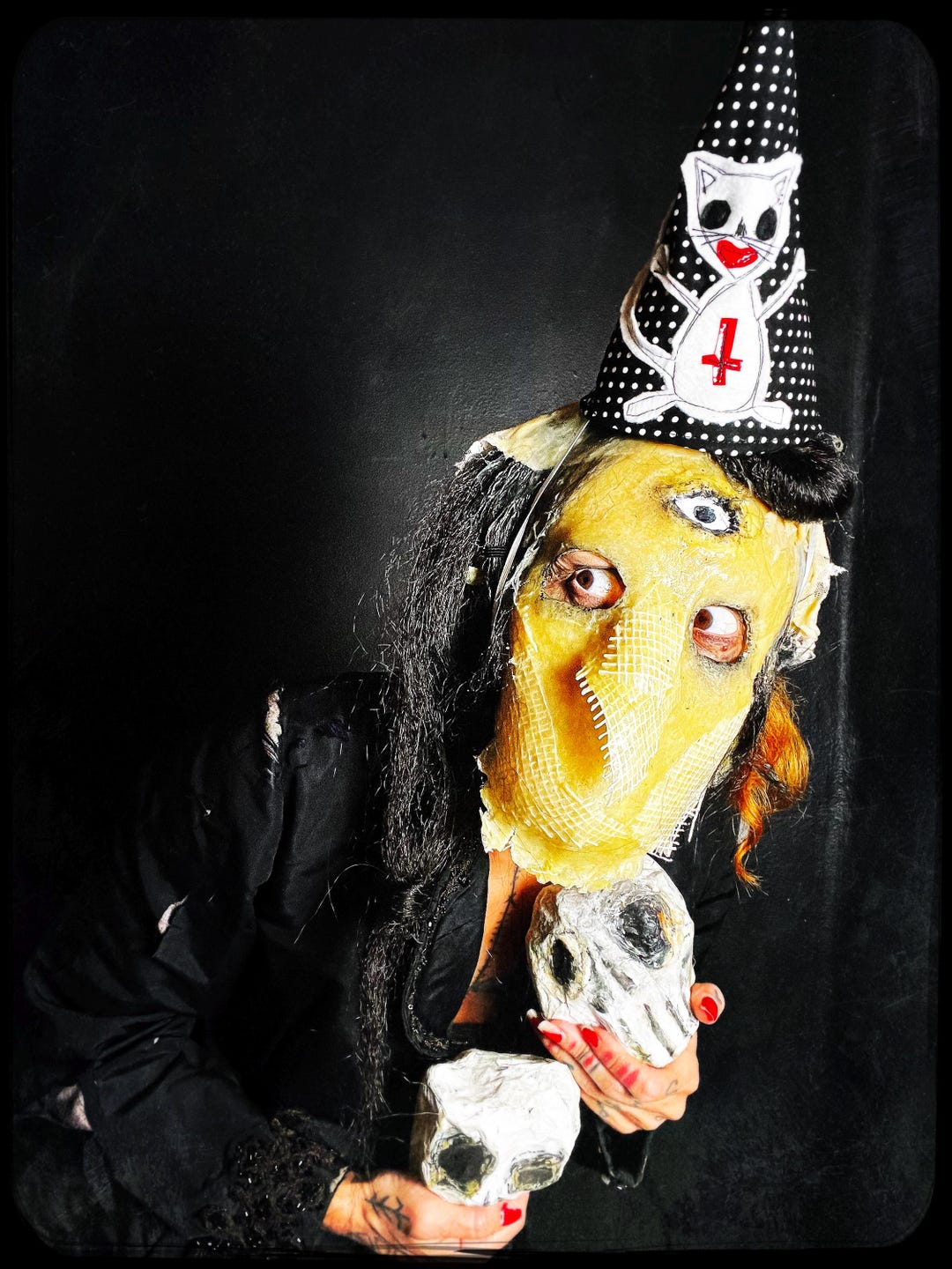 Creepy Witch Mask, Halloween Latex Masks, Vintage Style Carnival Mask ...