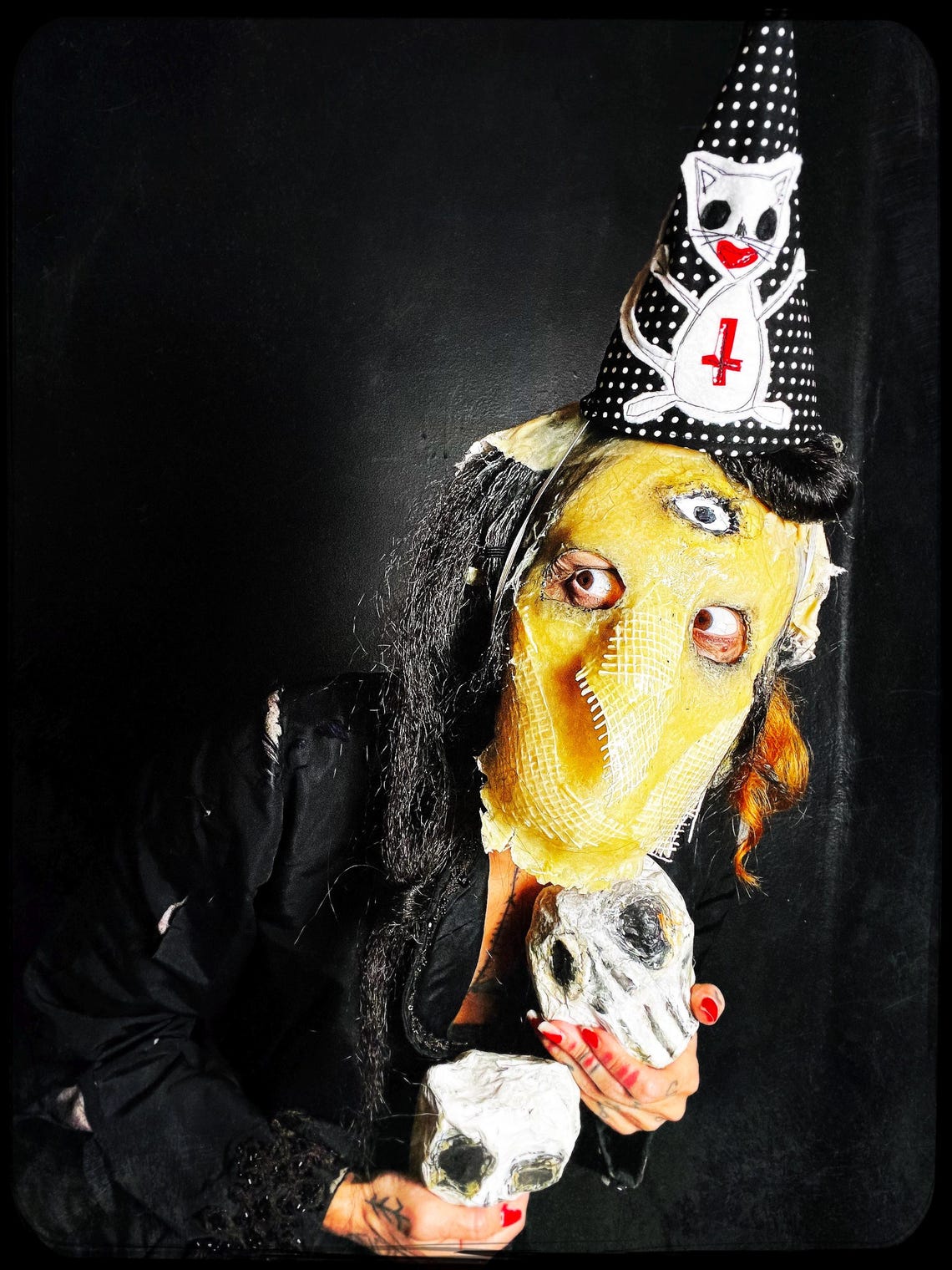 Creepy Witch Mask, Halloween Latex Masks, Vintage Style Carnival Mask ...