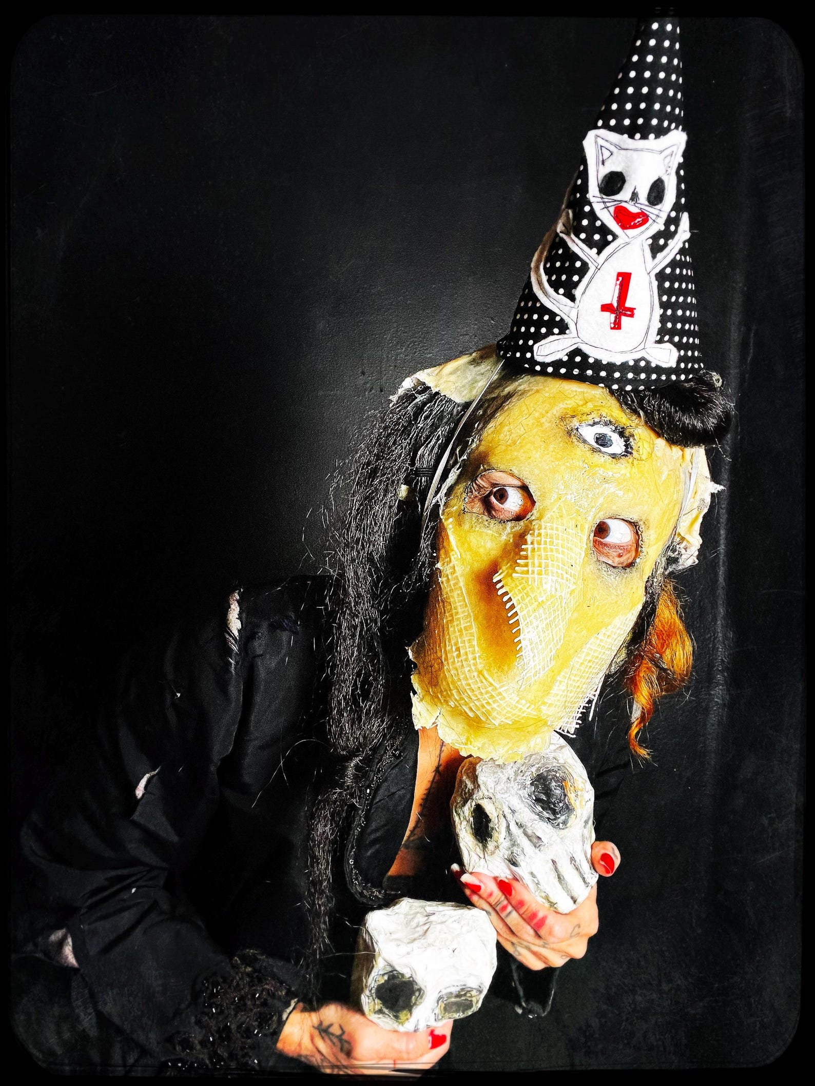 Creepy Witch Mask, Halloween Latex Masks, Vintage Style Carnival Mask ...