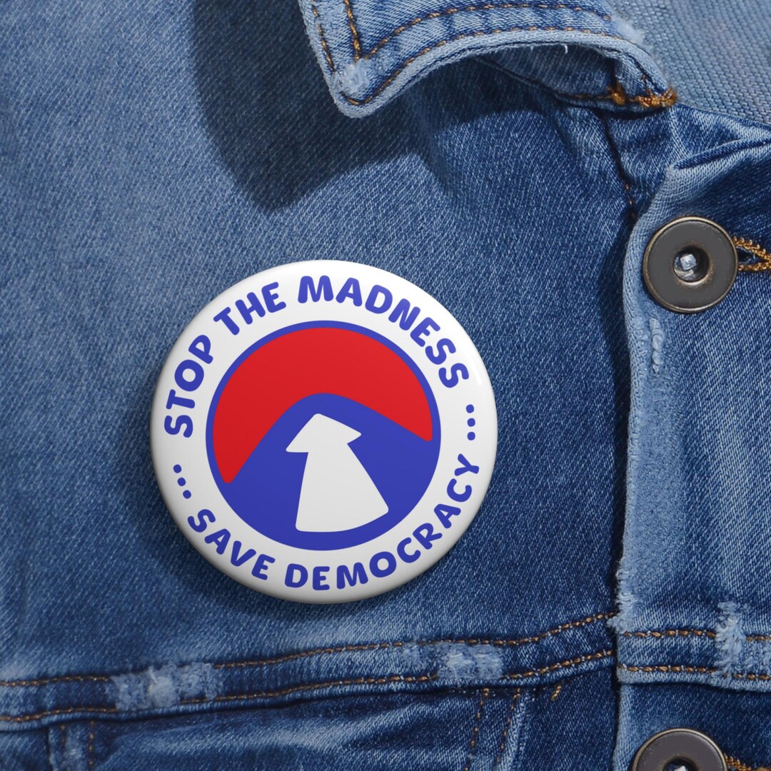RESIST 432 Logo - "stop the Madness" - Pin Button, (3 Sizes - 1.25" - 2 ...
