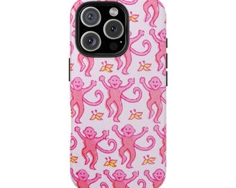 Pink Roller Rabbit Print Phone Case - Etsy