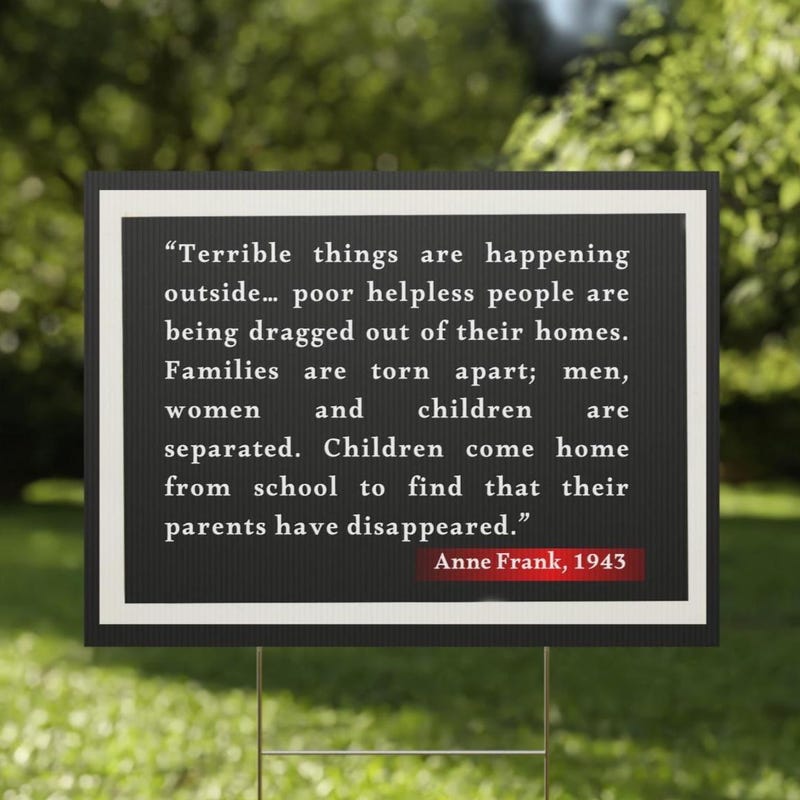 Anne Frank Quote Sign - Etsy