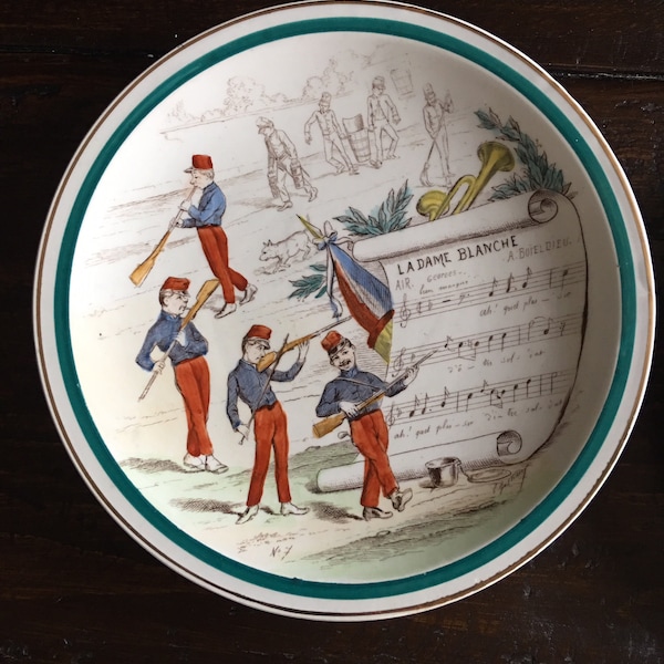 French Opera Plates - Etsy