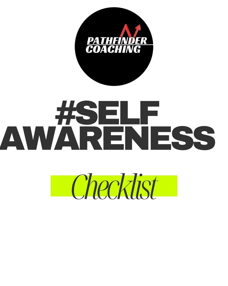 Printable Self Awareness Checklist - Etsy