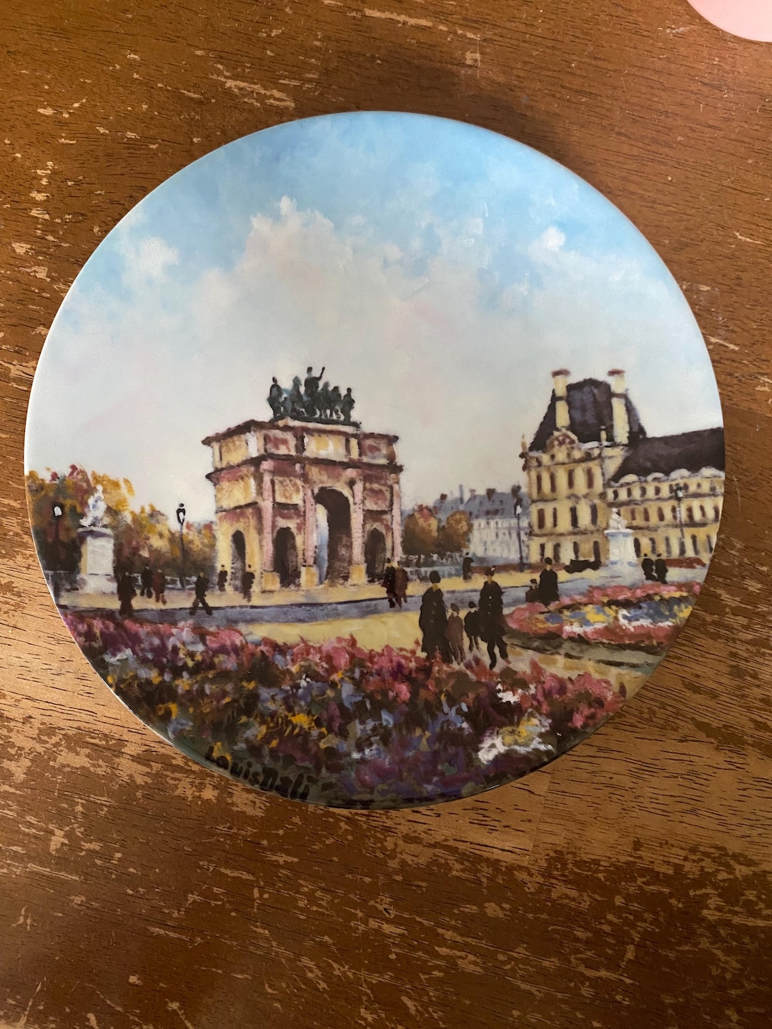 Louis Dali Limoges Plate: Paris Arc De Triomphe Collector's Edition - Etsy