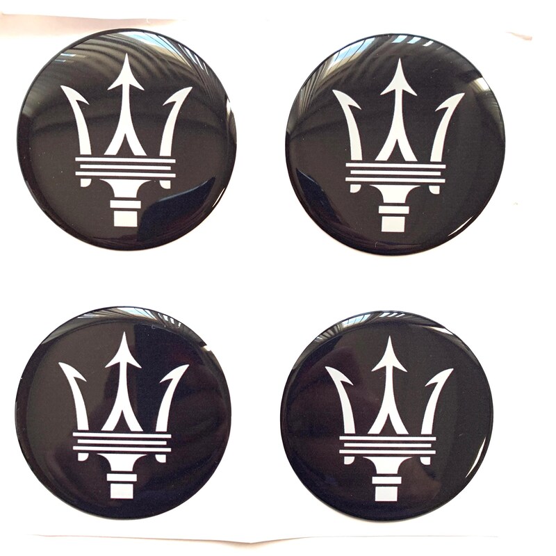 Maserati Logo Stickers - Etsy UK