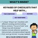 Executive Functioning Wrap-up Checklists Printable | Task Transition ...