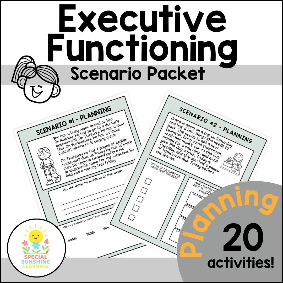 Executive Functioning Skills: 