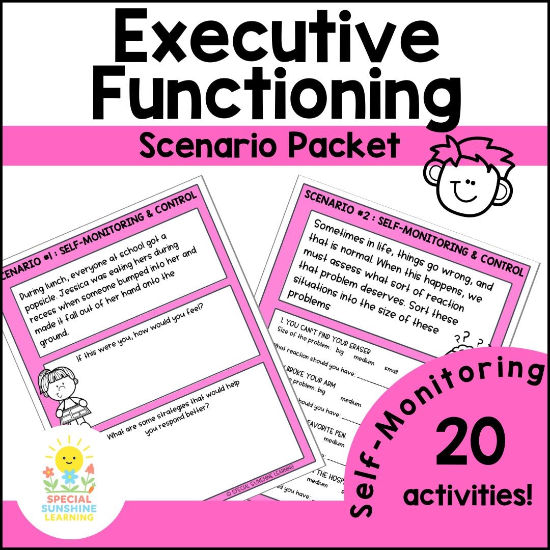 Executive Functioning Skills: "self-monitoring & Self-control ...