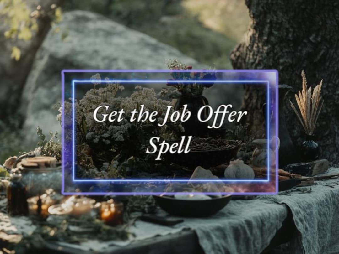 Get the Job Offer Spell - Etsy