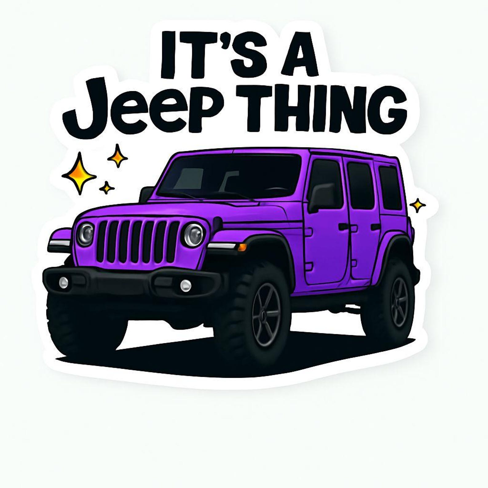 It's A Jeep Thing Sticker - Jeep Wrangler, Perfect for Jeep Lovers - Etsy