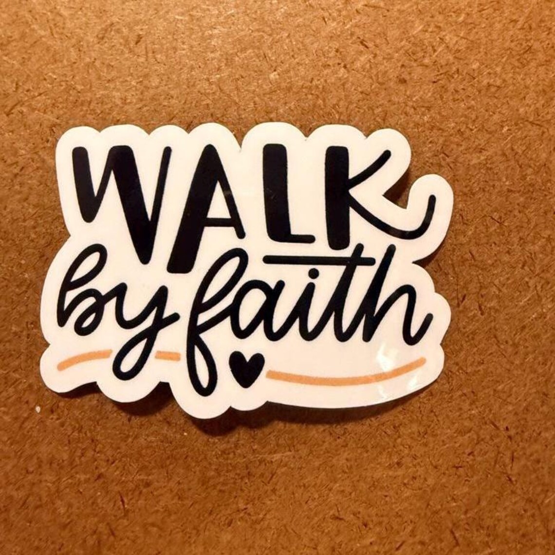 Walk by Faith Sticker • Christian Sticker • Bible Verse Decal - Etsy