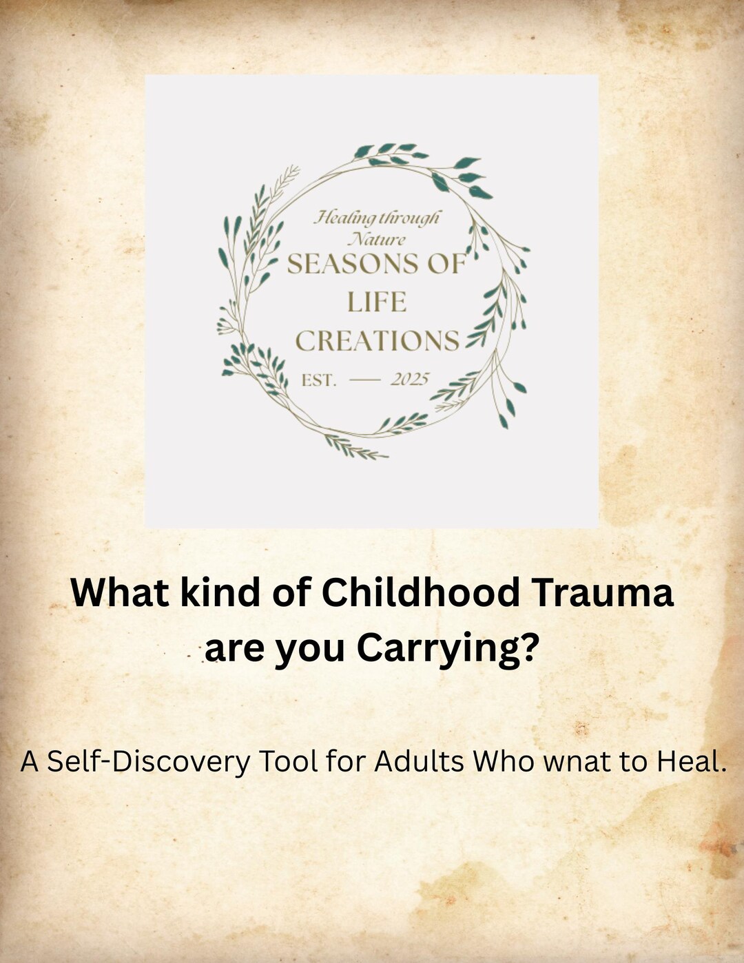 What Kind of Childhood Trauma Are You Carrying? | Printable Self ...