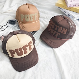 Custom Puff Print Hat,custom Foam Hat,custom Puff Trucker Hat,puff ...