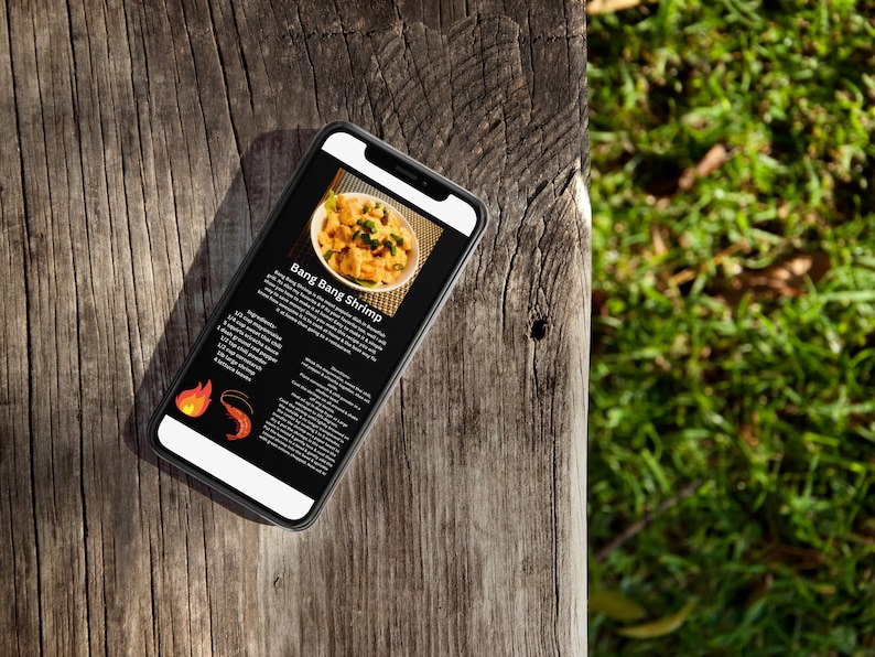 Bang Bang Shrimp| Digital Recipe Card - Etsy