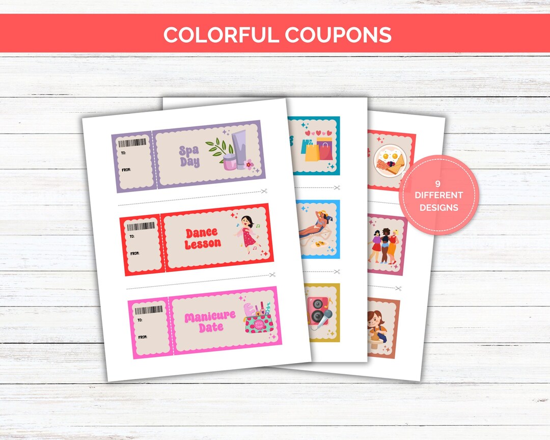 Printable Best Friend Coupon, National Girlfriend Day Coupon ...