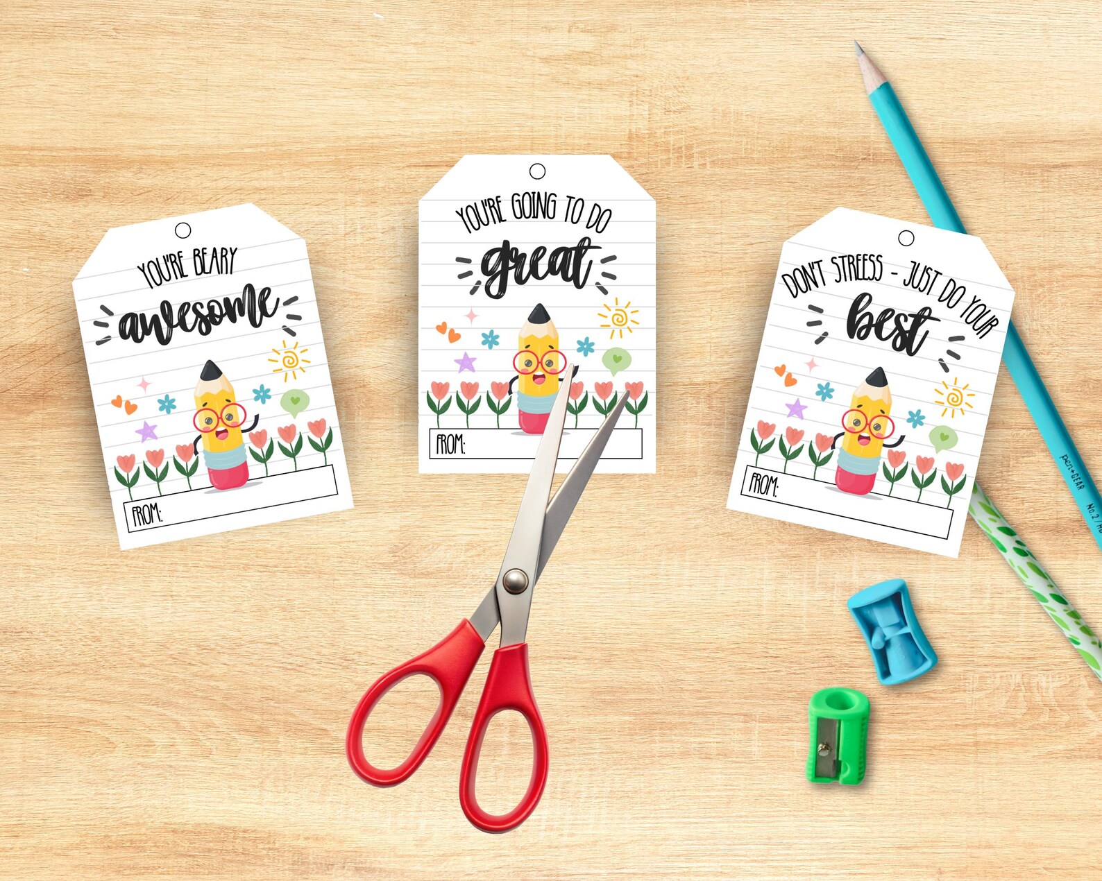 Back to School Gift Tag Printable, First Day of School Tag, Teacher Tag ...